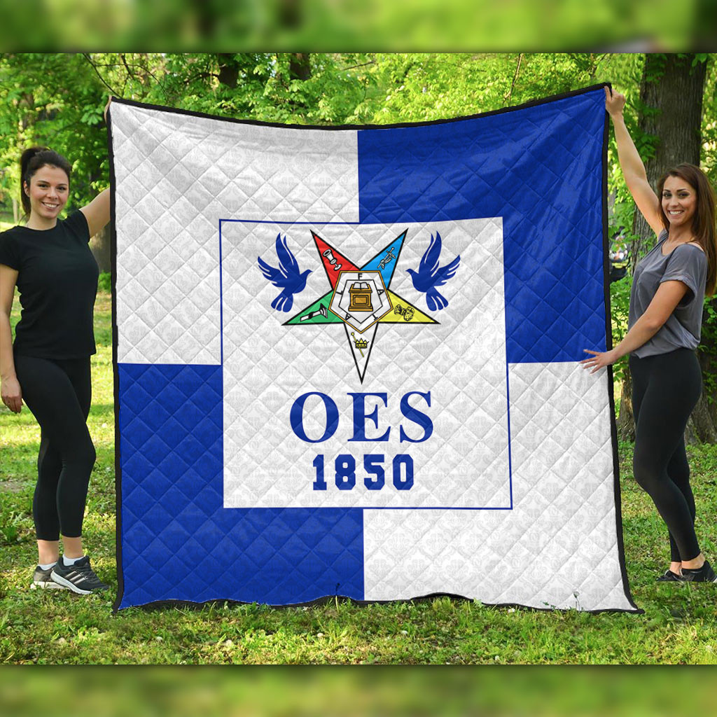 Order of the Eastern Star Quilt Royal Half Concept Style