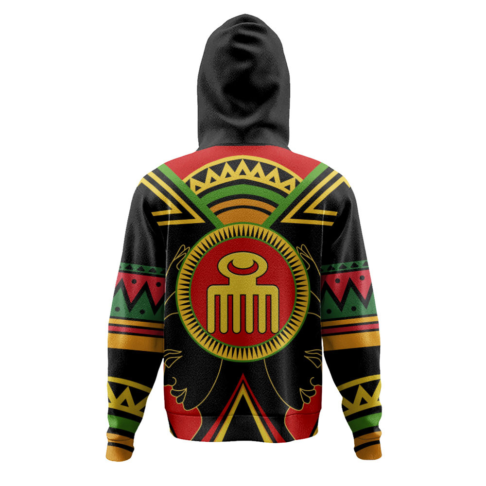 Duafe Hoodie Adinkra Symbols