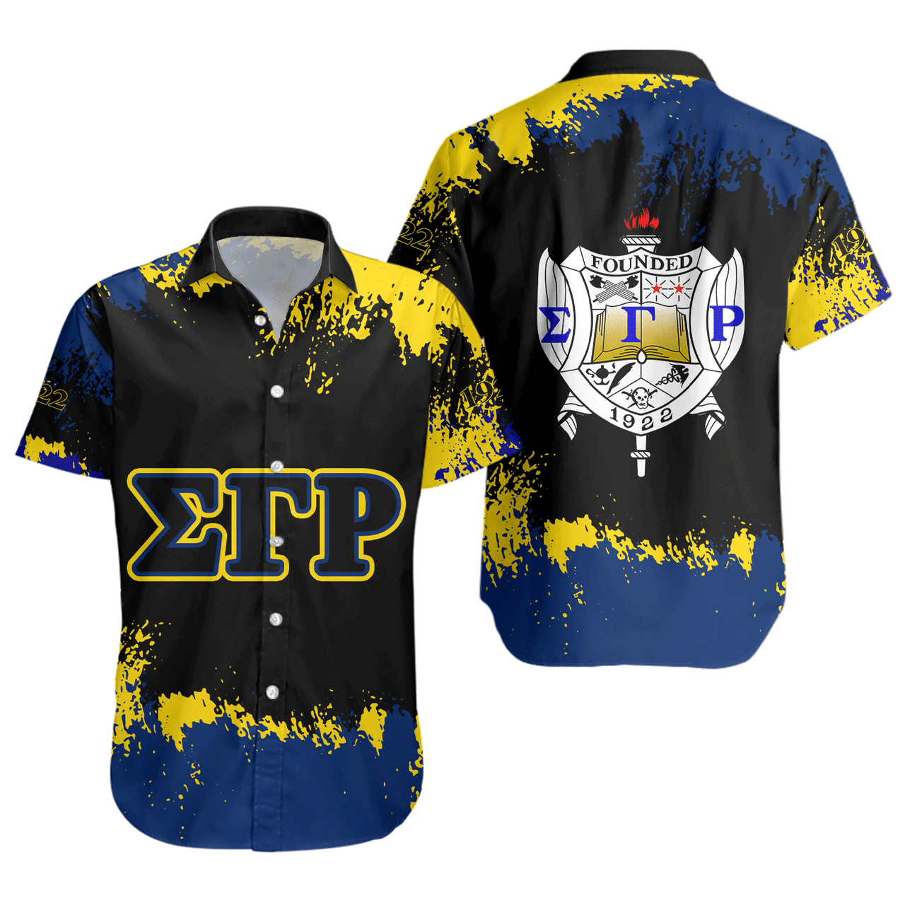 Sigma Gamma Rho Short Sleeve Shirt Face Style