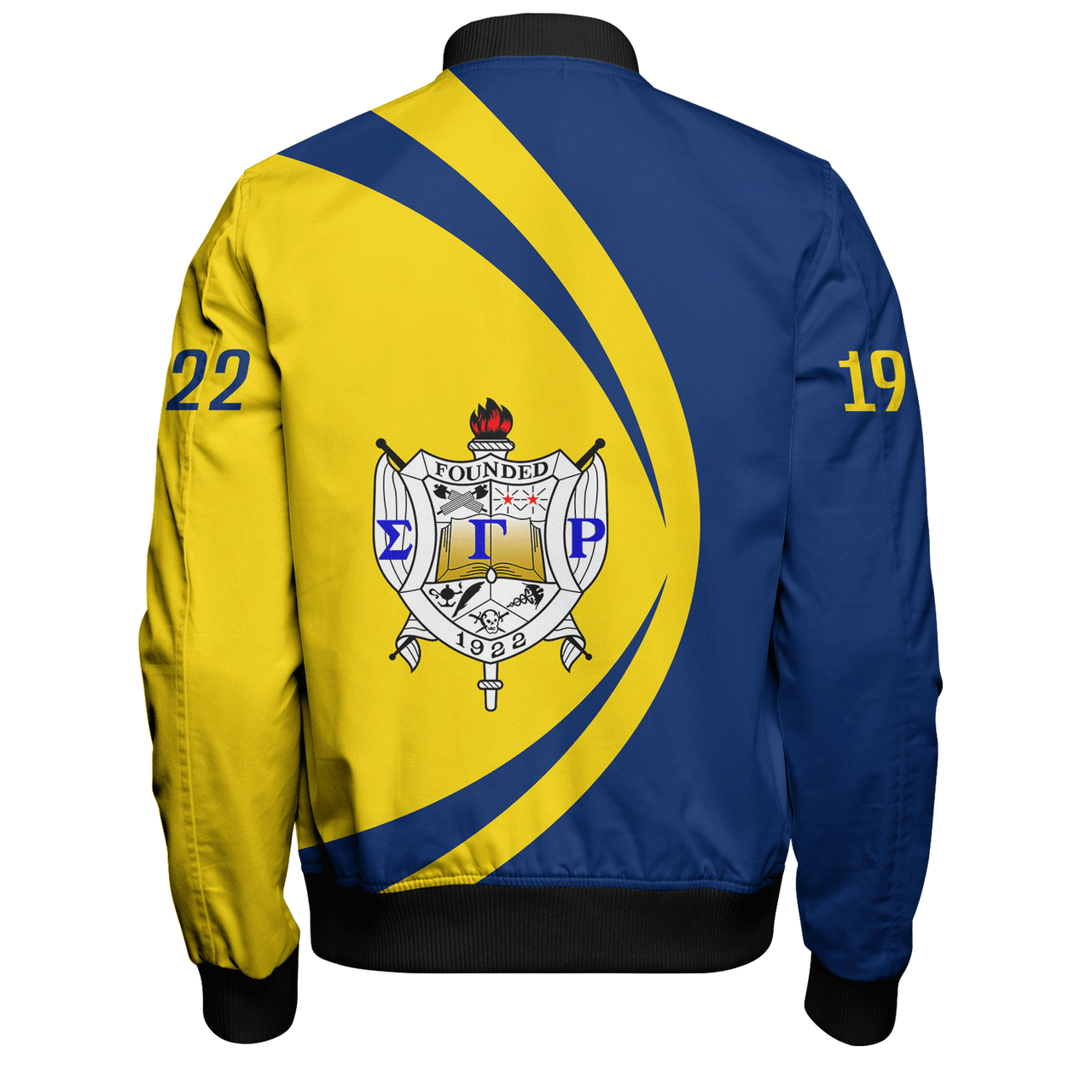 Sigma Gamma Rho Bomber Jacket Circle Style