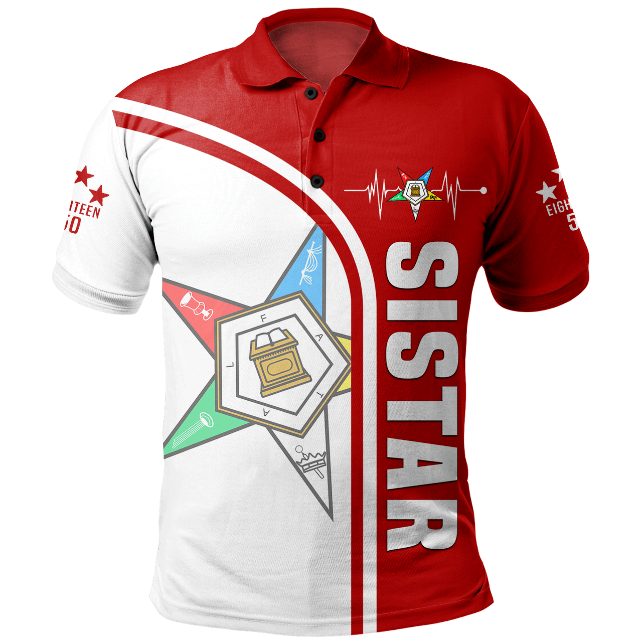 Order of the Eastern Star Polo Shirt Custom In My Heart
