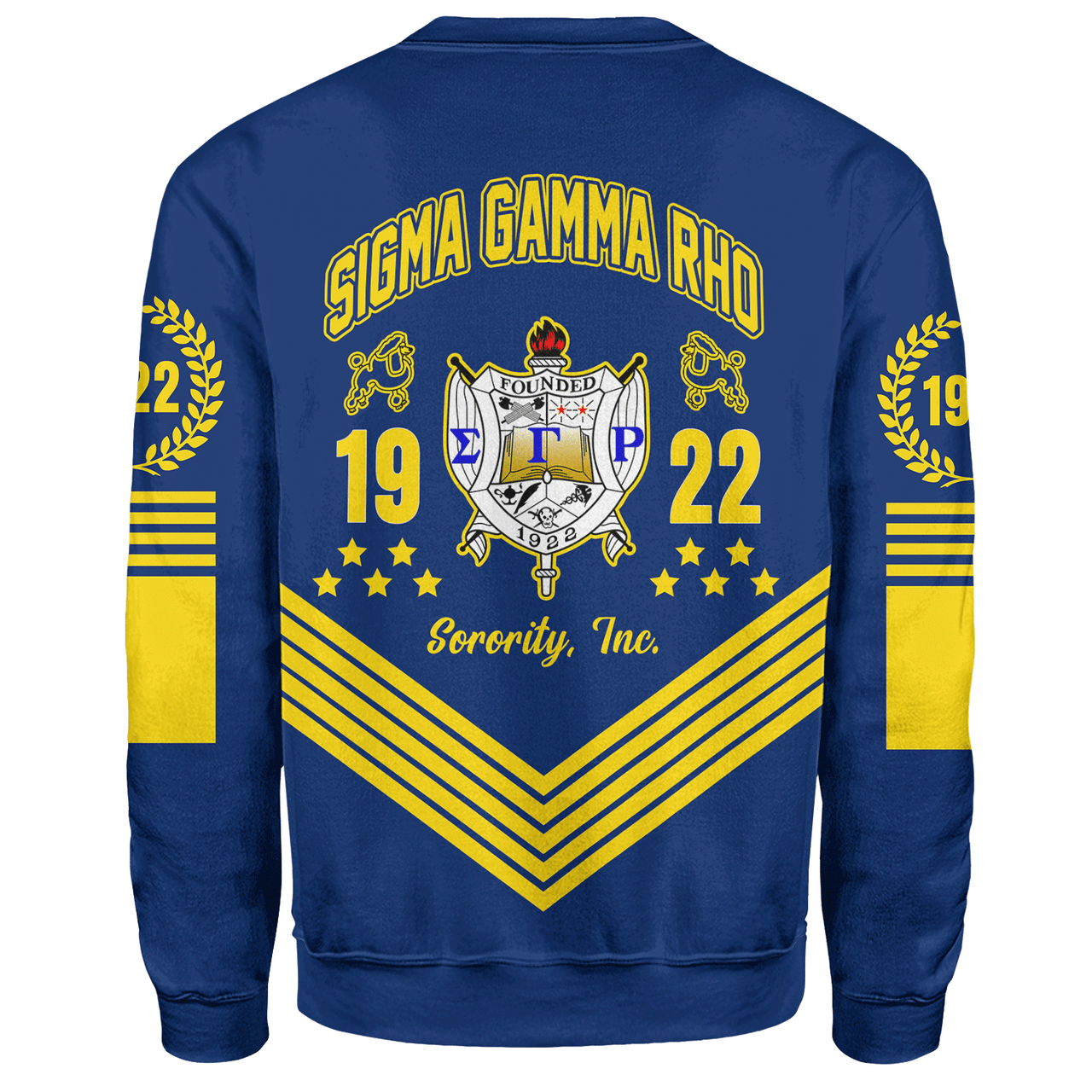 Sigma Gamma Rho Sweatshirt Crest Greek Life