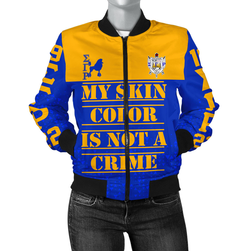 Sigma Gamma Rho Bomber Jacket Sisterhood Sorority