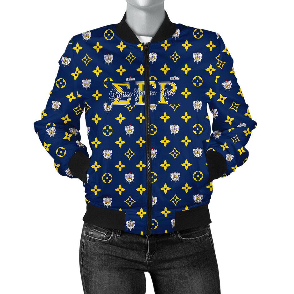 Sigma Gamma Rho Bomber Jacket LouisV Pattern