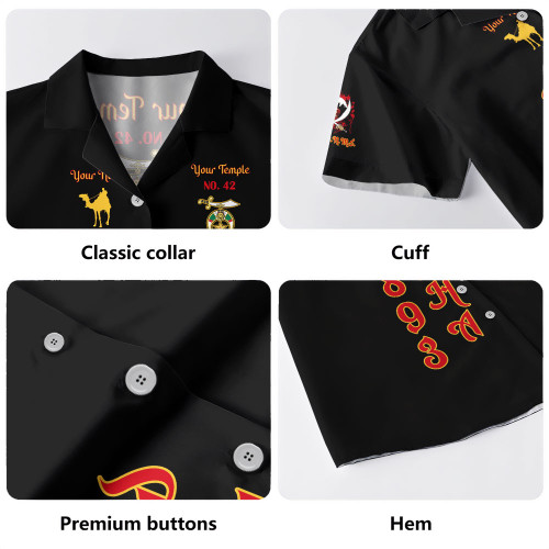 Prince Hall Shriners Hawaiian Shirt Custom PHA Nobles Mystic Shrine ...