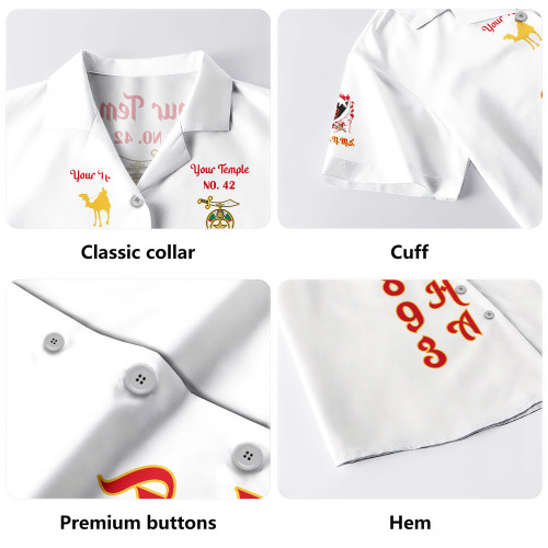 Prince Hall Shriners Hawaiian Shirt Custom PHA Nobles Mystic Shrine ...