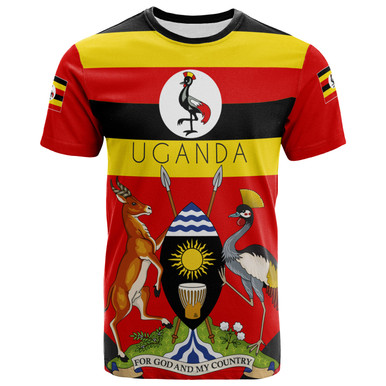 Uganda T-Shirt - Africa Uganda Pride T-Shirt