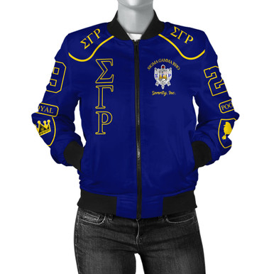 Sigma Gamma Rho Bomber Jacket Greek Sorority Style