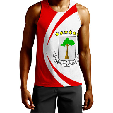 Equatorial Guinea Tank Top Circle Style