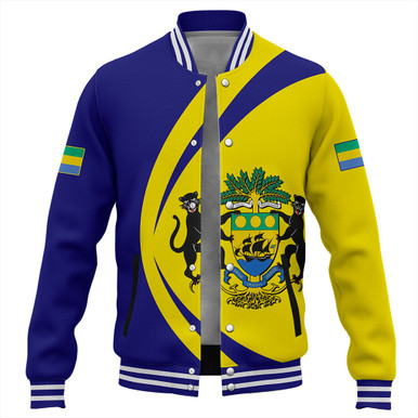 Gabon Baseball Jacket Circle Style