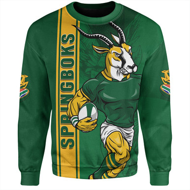 South Africa Sweatshirt Springboks Go Bokke Champions Style
