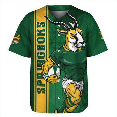 South Africa Baseball Shirt Springboks Go Bokke Champions Style
