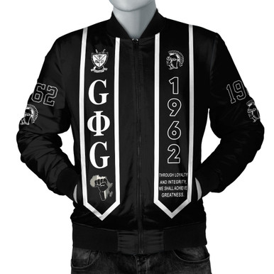 Groove Phi Groove Bomber Jacket Fraternity Motto