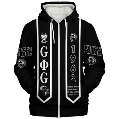 Groove Phi Groove Sherpa Hoodie Fraternity Motto