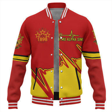 Phi Mu Alpha Sinfonia Baseball Jacket Heartbeat