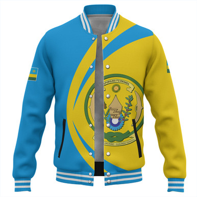 Rwanda Baseball Jacket Circle Style