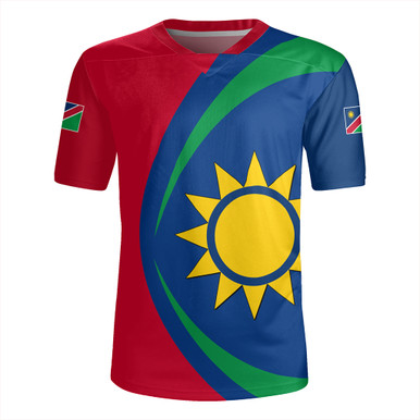Namibia Rugby Jersey Circle Style