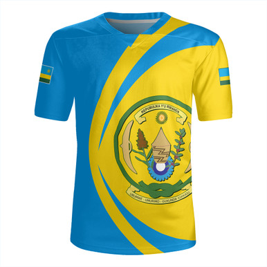 Rwanda Rugby Jersey Circle Style