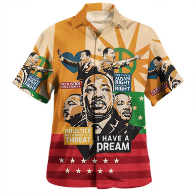 Black History Hawaiian Shirt Martin Luther King Collage Fashion