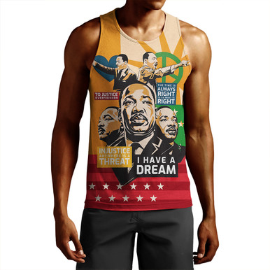 Black History Tank Top Martin Luther King Collage Fashion