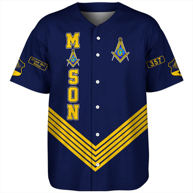 Freemasonry Baseball Shirt Mason Fraternity
