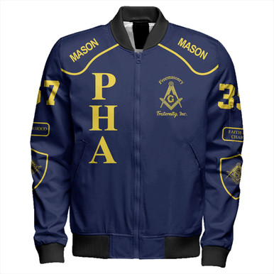 Freemasonry Zipper Bomber Jacket Brotherhood Ver.1