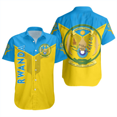 Rwanda Short Sleeve Shirt Arrow Style