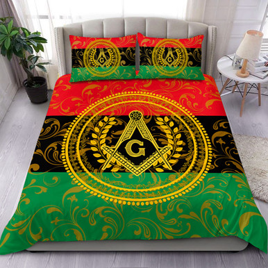 Freemasonry Bedding Set Mason Pan Africa Fraternity