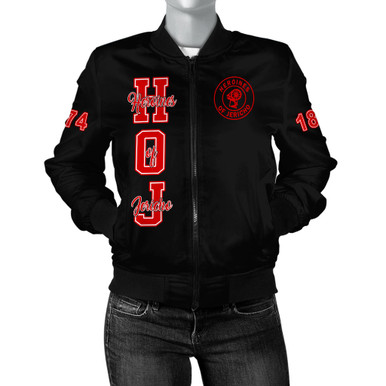 Heroines of Jericho Bomber Jacket letter