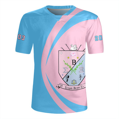 Sigma Beta Xi Rugby Jersey Circle style