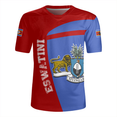 Eswatini Rugby Jersey Half Concept