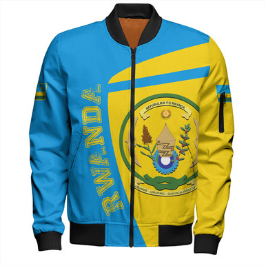 Rwanda Zipper Bomber Jacket Half Concept