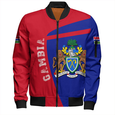 The Gambia Zipper Bomber Jacket Half Concept