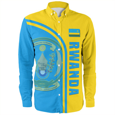 Rwanda Long Sleeve Shirt Custom In My Heart
