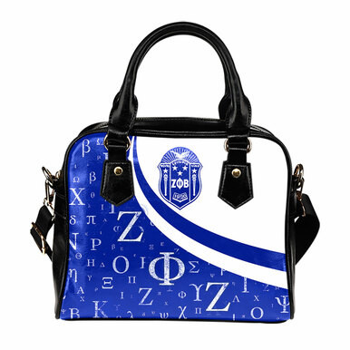 Zeta Phi Beta Shoulder Handbag - Sorority Greek Alphabet Symbols ...