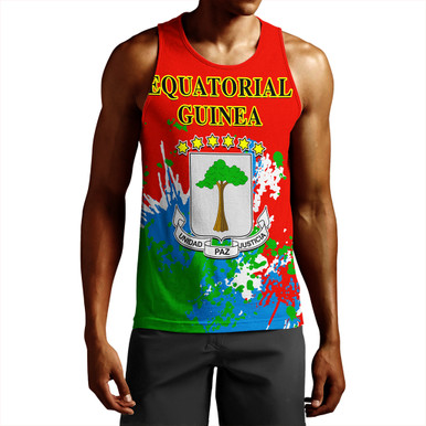 Equatorial Guinea Tank Top Spanit Style