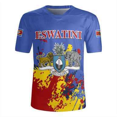 Eswatini Rugby Jersey Spanit Style