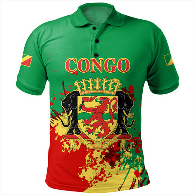 Republic of the Congo Polo Shirt Spanit Style