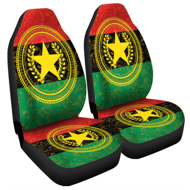 Tigray Car Seat Cover Pan Africa With Coat Of Arms