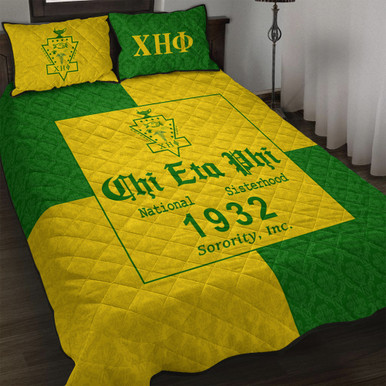 Chi Eta Phi Quilt Bed Set Haft Concept Style