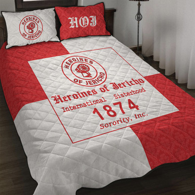 Heroines of Jericho Quilt Bed Set Haft Concept Style