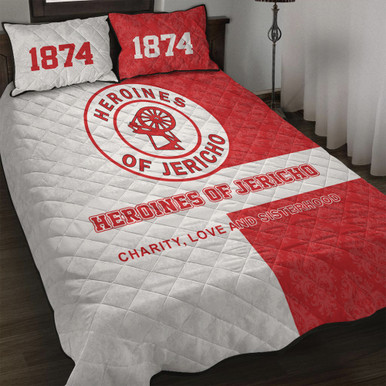 Heroines of Jericho Quilt Bed Set Haft Style