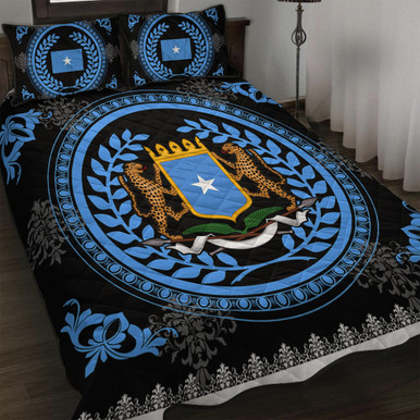 Somalia Quilt Bed Set Floral Circle