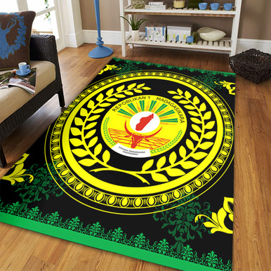 Madagascar Area Rug Floral Circle
