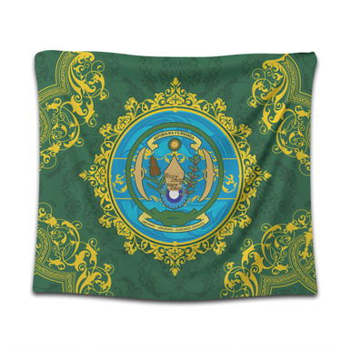 Rwanda Tapestry Floral Frame