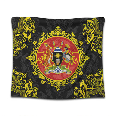Uganda Tapestry Floral Frame