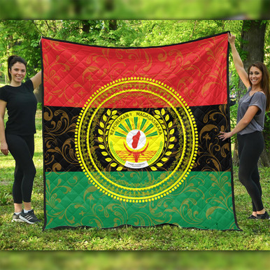 Madagascar Quilt Pan Africa With Coat Of Arms