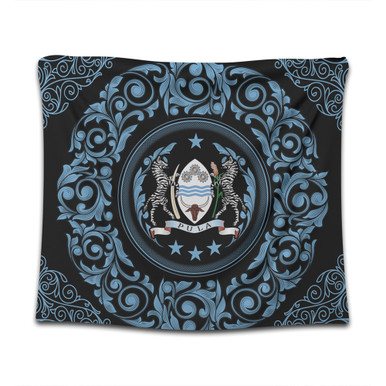 Botswana Tapestry Royal Floral Frame