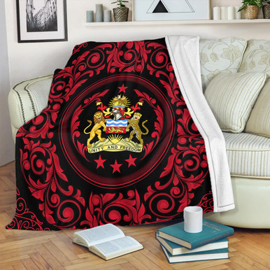 Malawi Blanket Royal Floral Frame