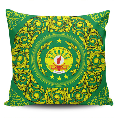 Madagascar Pillow Cases Royal Floral Frame